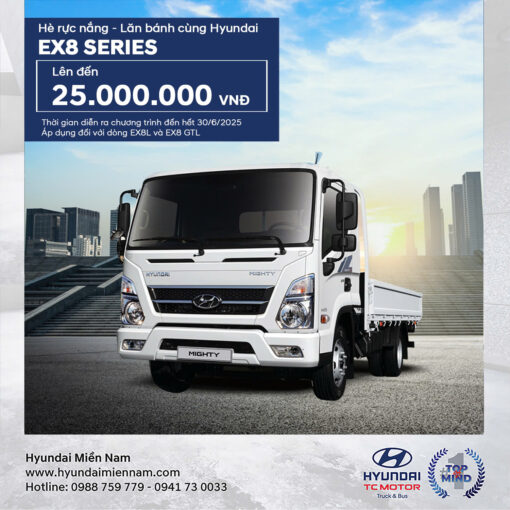 Hè Rực Nắng – Lăn Bánh Ngay Cùng Hyundai Mighty EX8 Series - Hyundai ...
